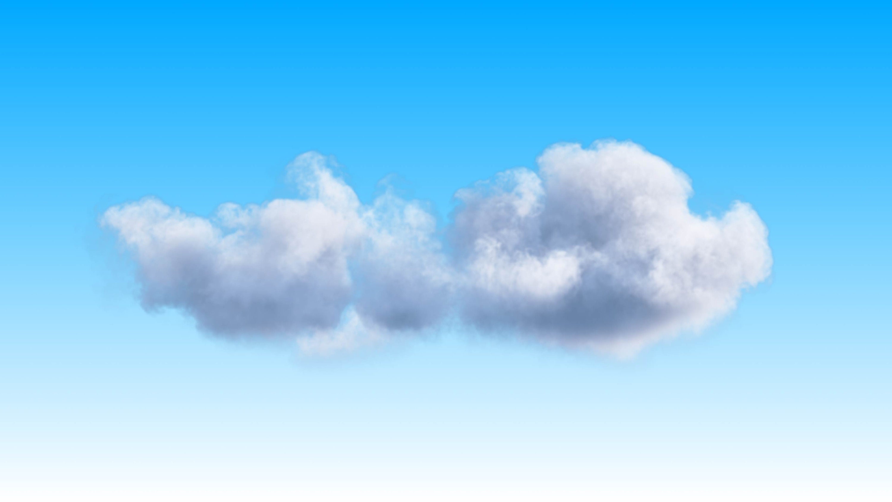4K 80 Cloud - Photoshop - PNG - Transparent Digital - Background ...