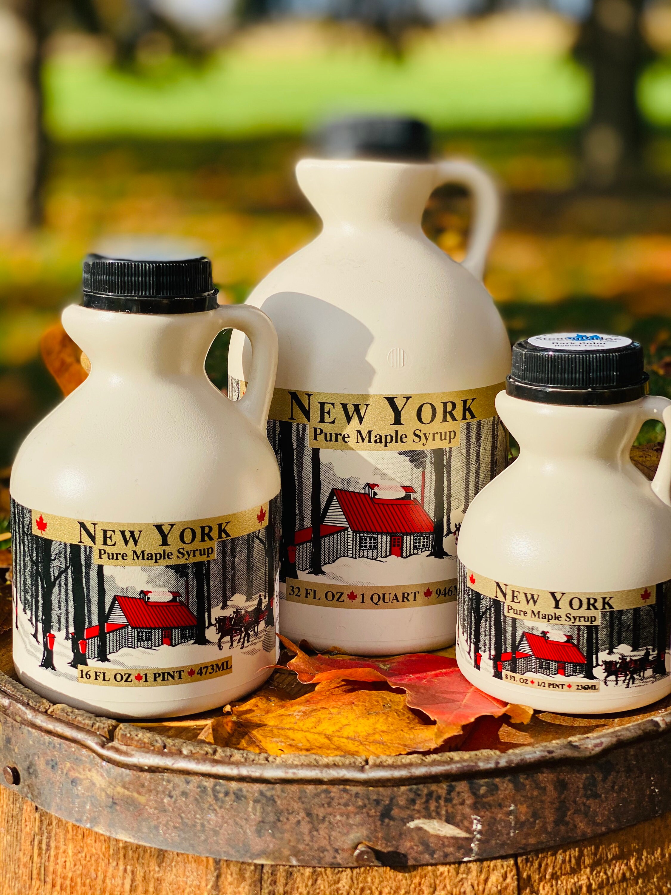 1/2 Pint New York Maple Syrup Plastic Bottle Maple Gift - Etsy