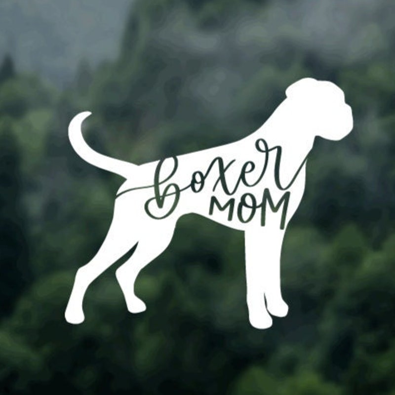 Boxer Dog Decal - Etsy