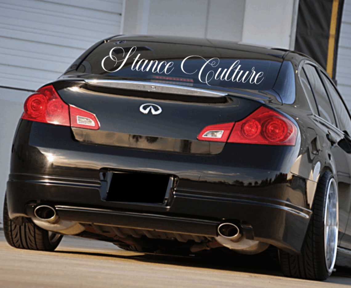 Stance Culture Car Decal Stance Decal JDM Low Life Stance | Etsy