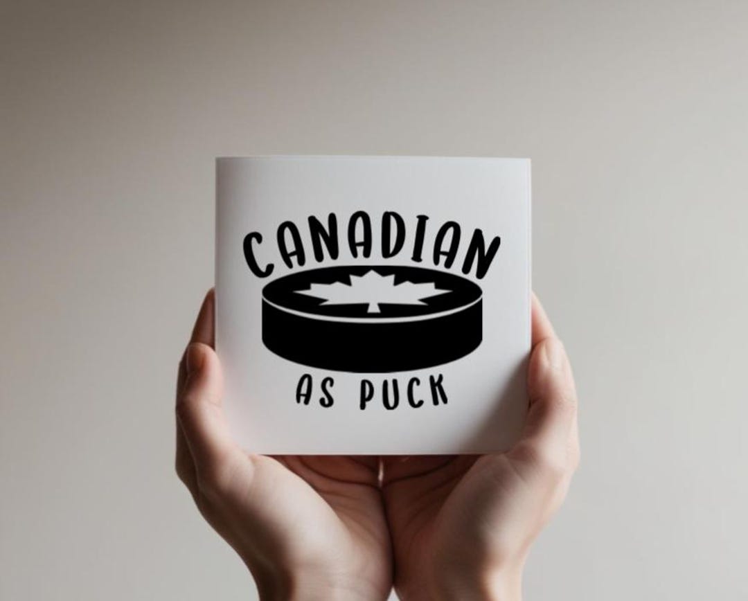 Canadian as Puck Decal, True North Strong, Canadian Car Decal, Elbows ...