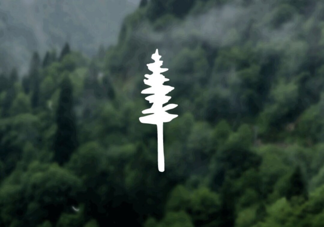 Sitka Tree Decal, Adventure Sticker, Hiking Gift, Tumbler Decal, Mom ...