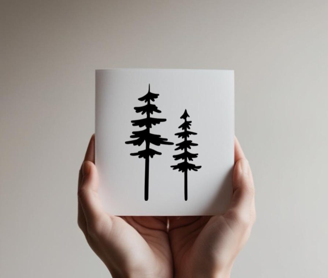 Pine Tree Decal, Spruce Tree Sticker, Sitka Tree Car Decal, Nature ...