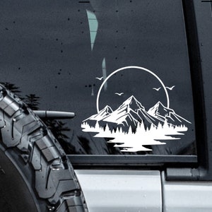 Nature Car Decal, Mountains Tumbler Decal, Mom Christmas Gift, Stocking ...