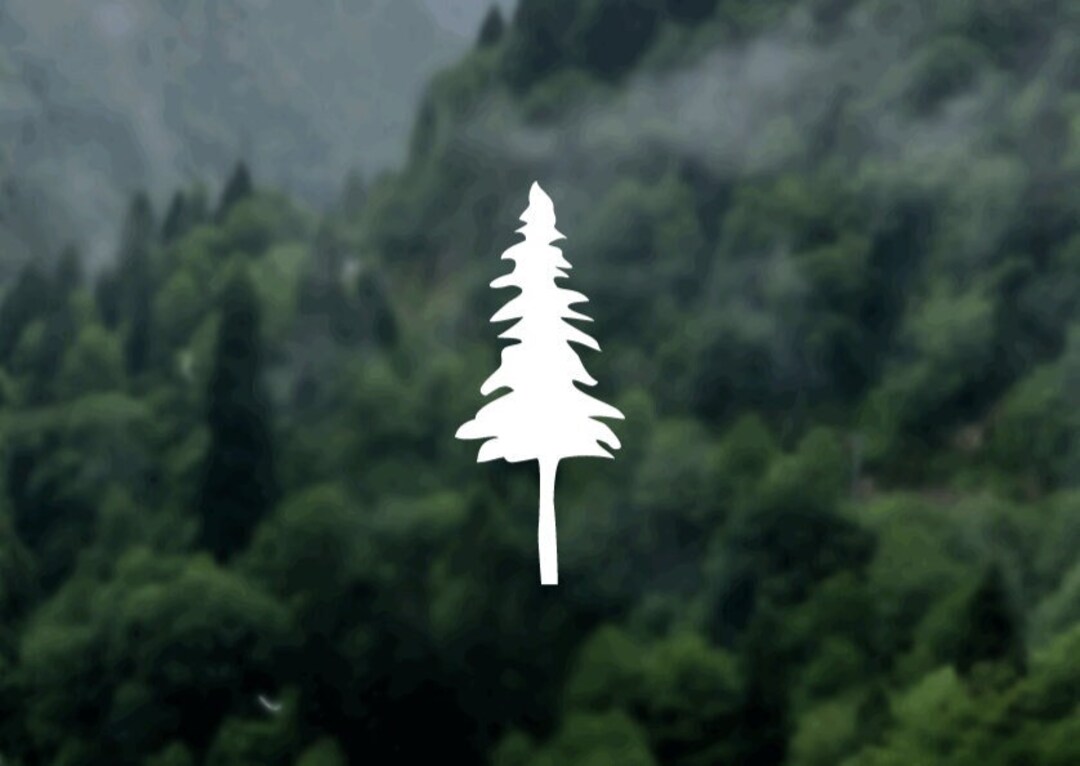 Sitka Tree Decal, Adventure Sticker, Hiking Gift, Tumbler Decal, Mom ...