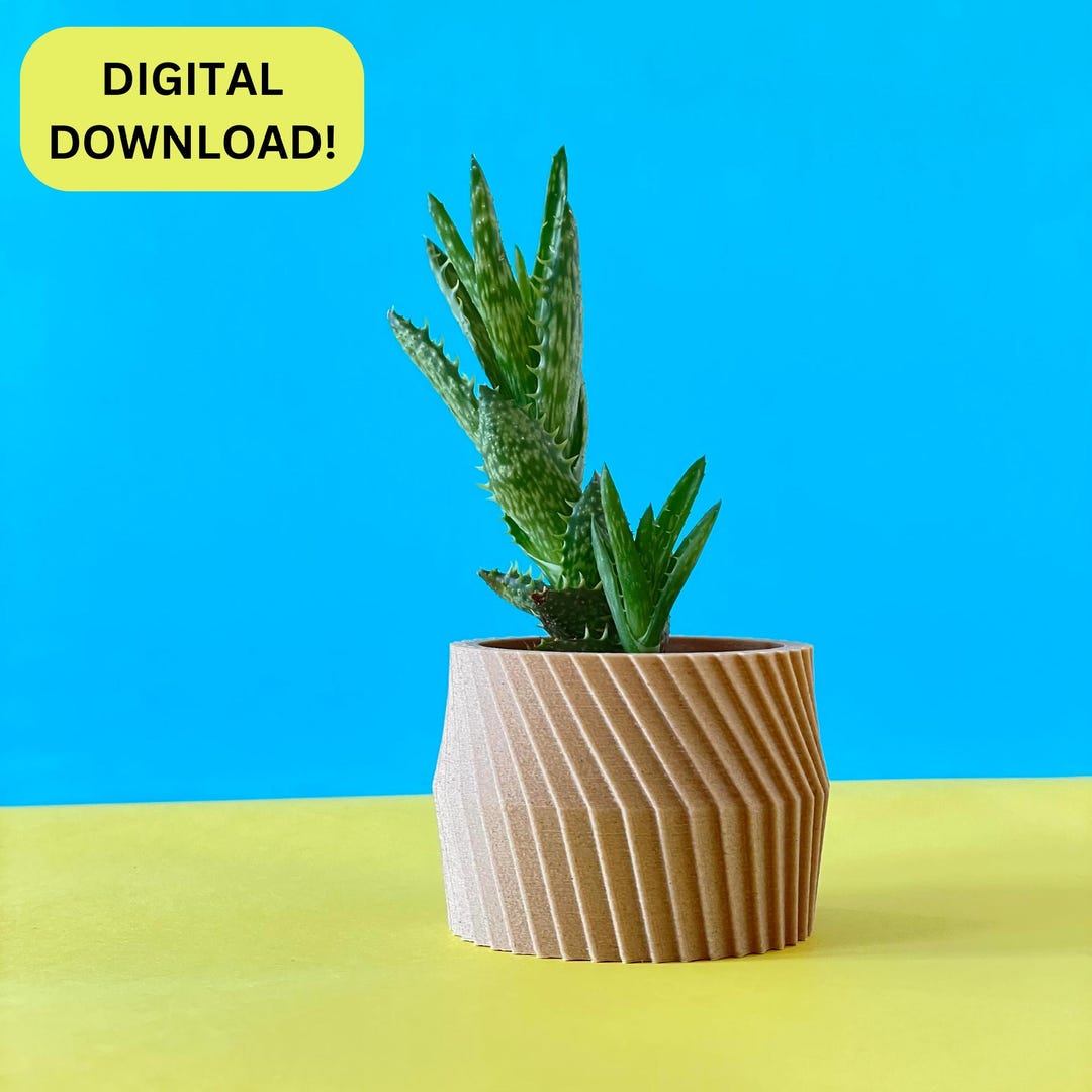 DIGITAL DOWNLOAD: Planter Pot STL File - Etsy