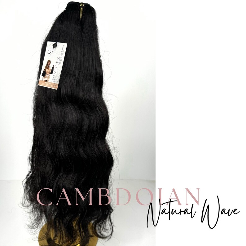 Raw Cambodian Natural Wavy Hair - Double Drawn Full Root to Tip, Can Be ...