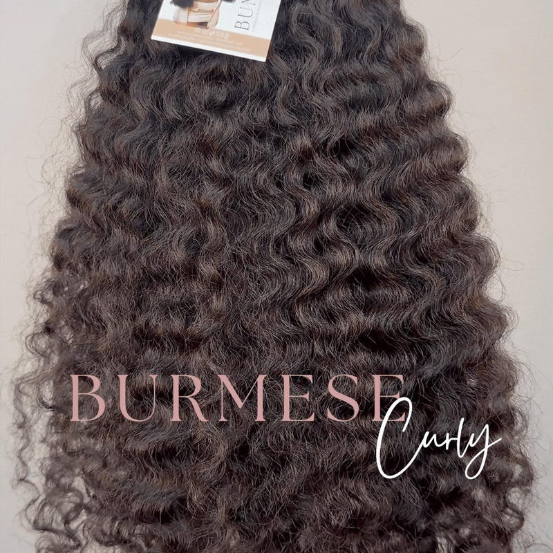 Burmese Wavy Hair - Etsy