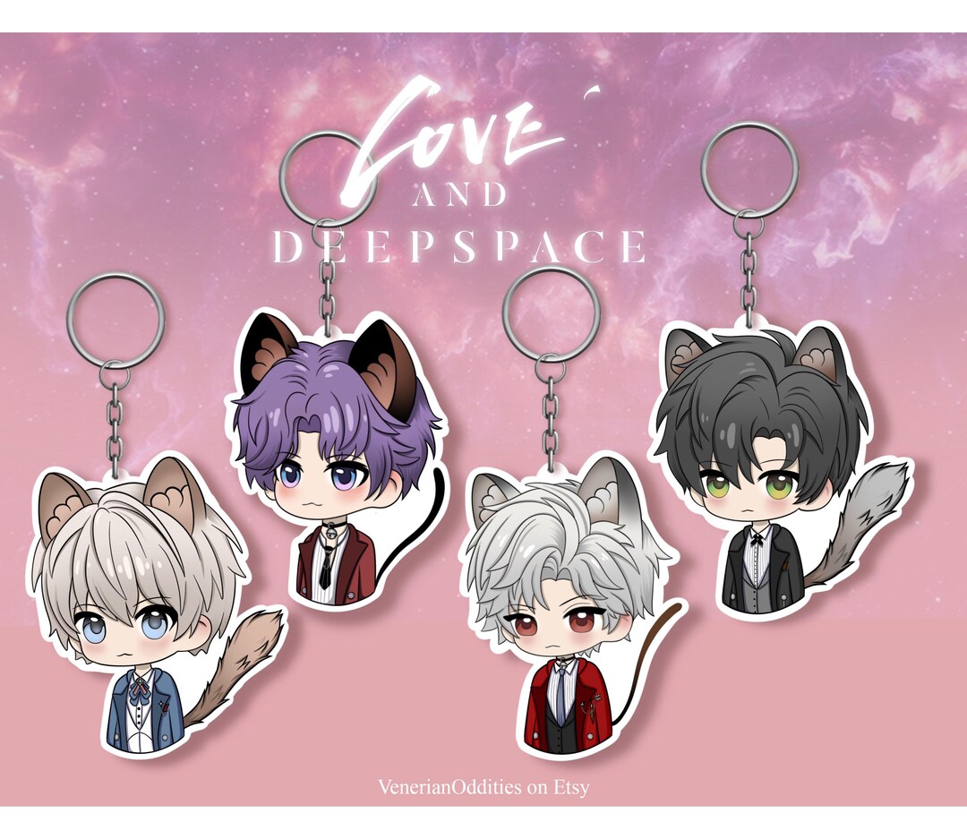 Love and Deepspace Cat Keychains | 恋と深空, 恋与深空 - Etsy