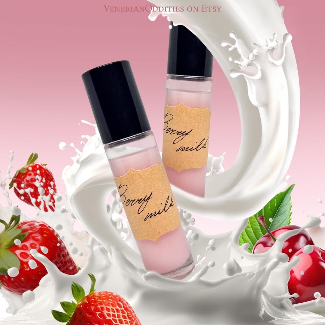 Berry Milk Gourmand Perfume | Strawberry and Cherry Lactonic Fragrance ...