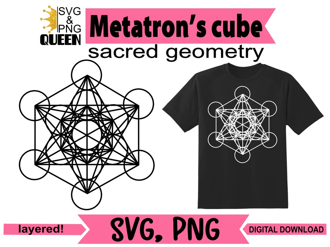 SVG Png Metatrone Metatrones Cubecircut Svg Cut File - Etsy