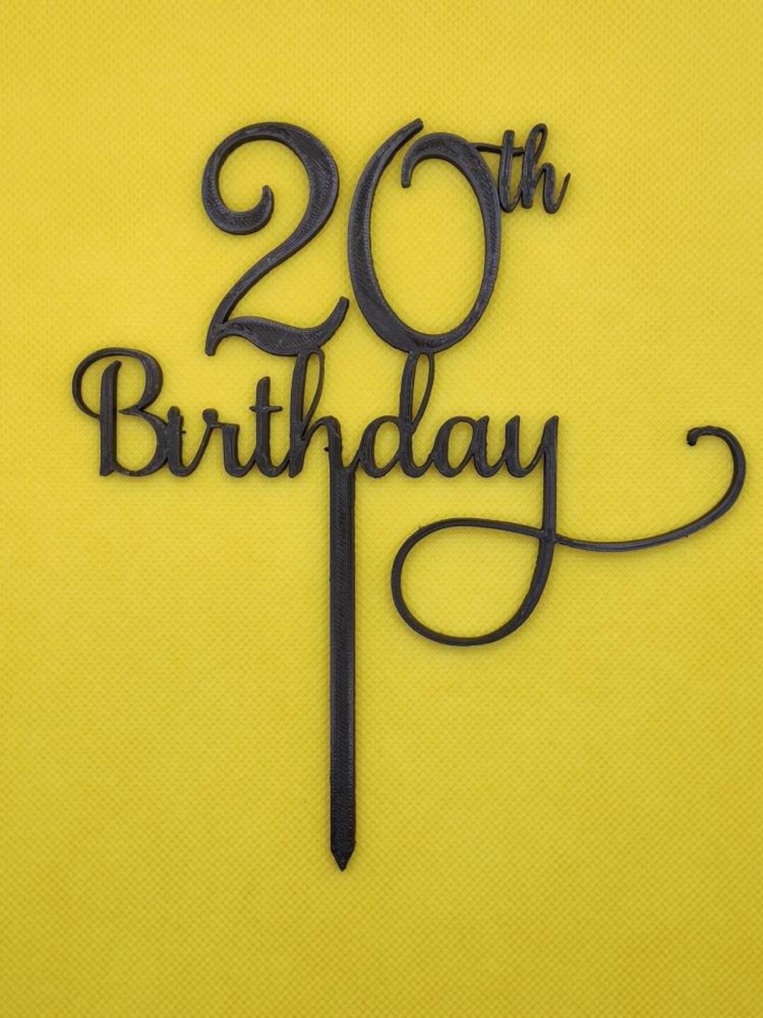 Cake Topper Personalized Writing - Etsy