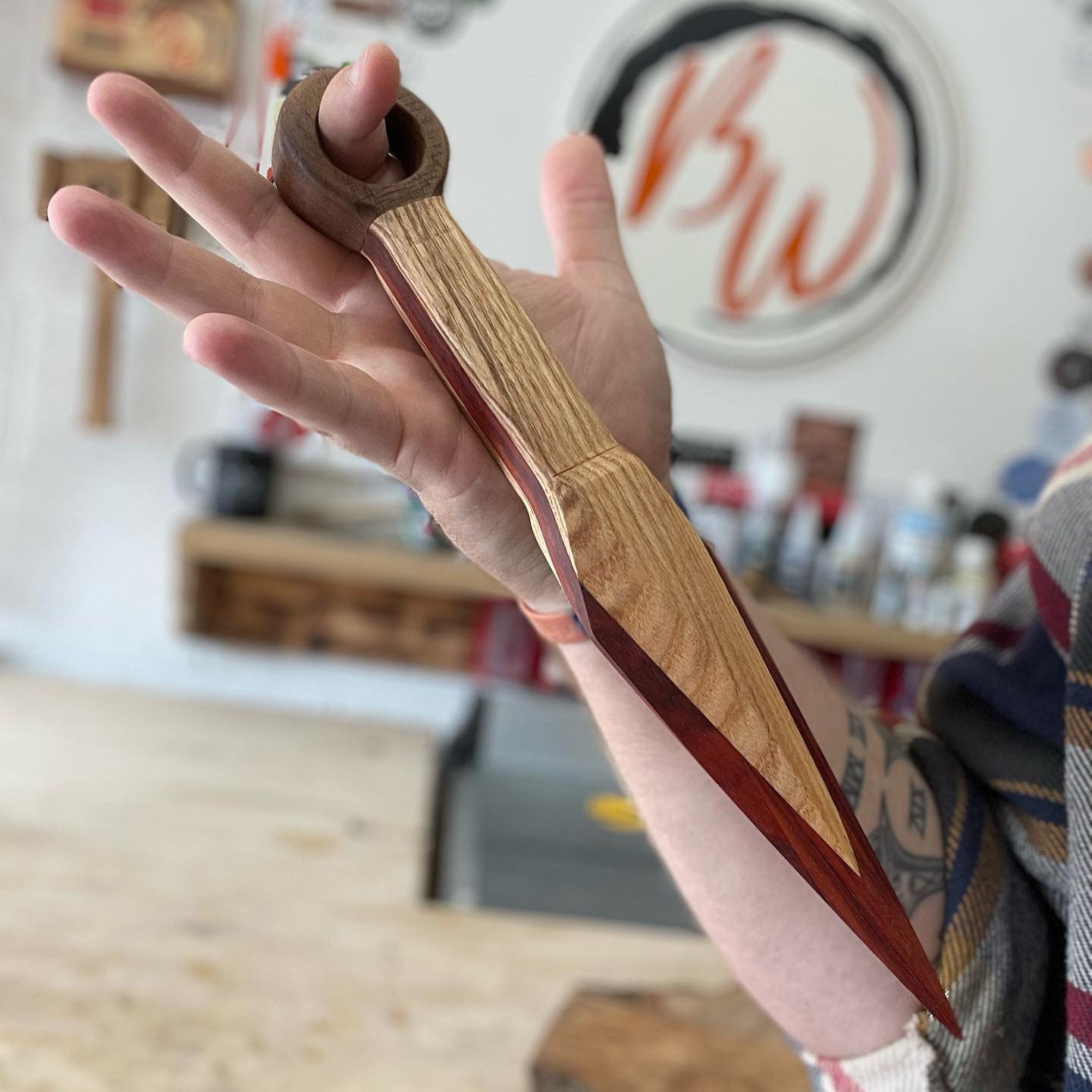 Handcrafted Wooden Kunai Replica Ninja Throwing Knife Decor - Etsy