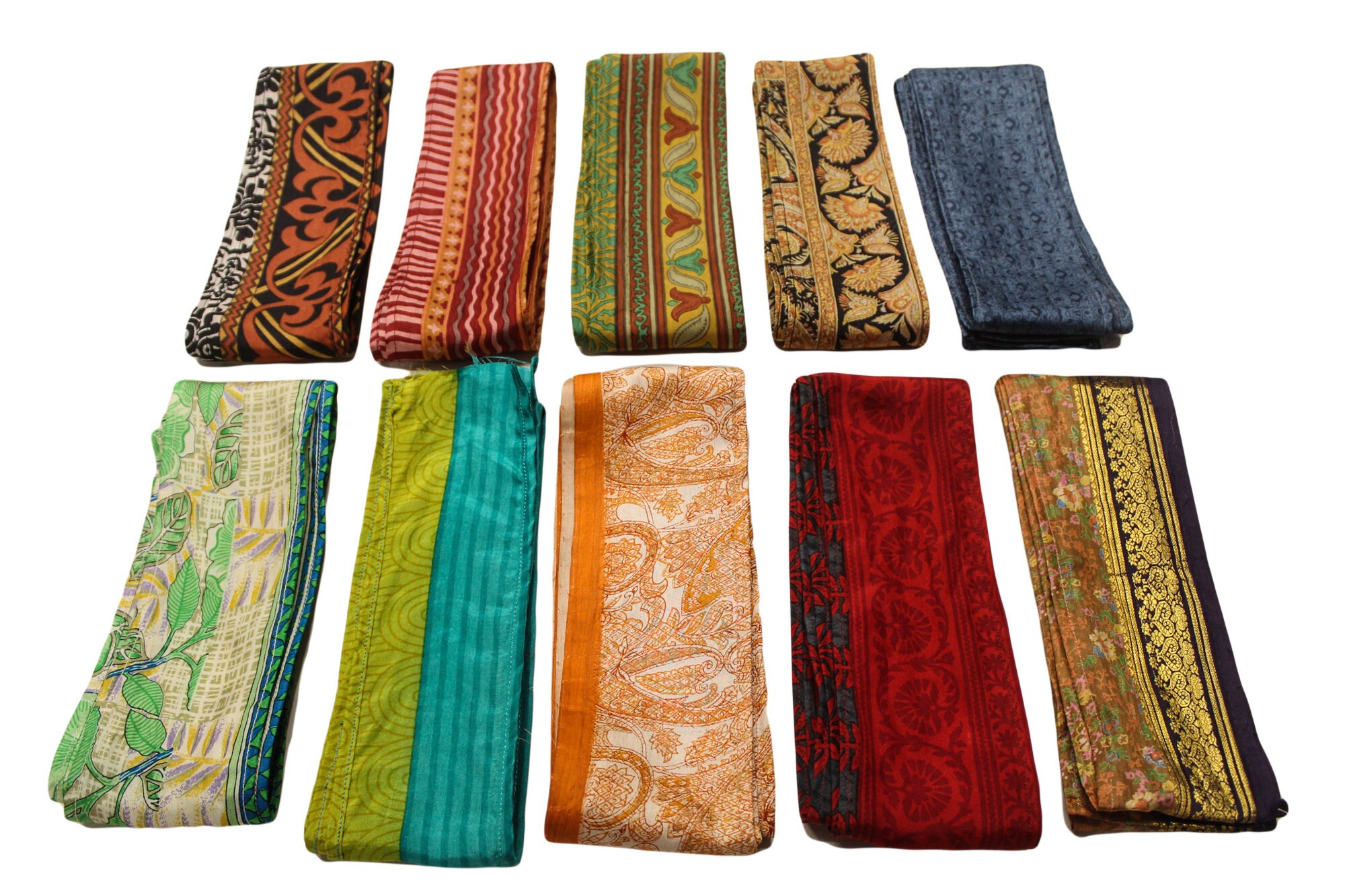 Pure Silk Sash Recycled Vintage Silk Saree Sashes Head Wrap - Etsy