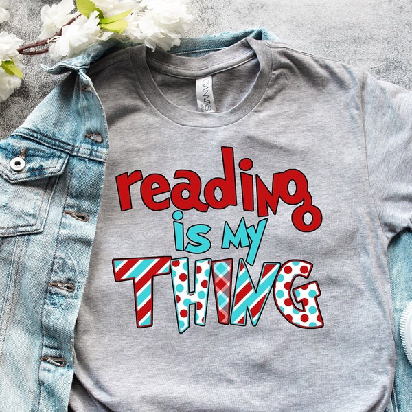 Reading T Shirt - Etsy
