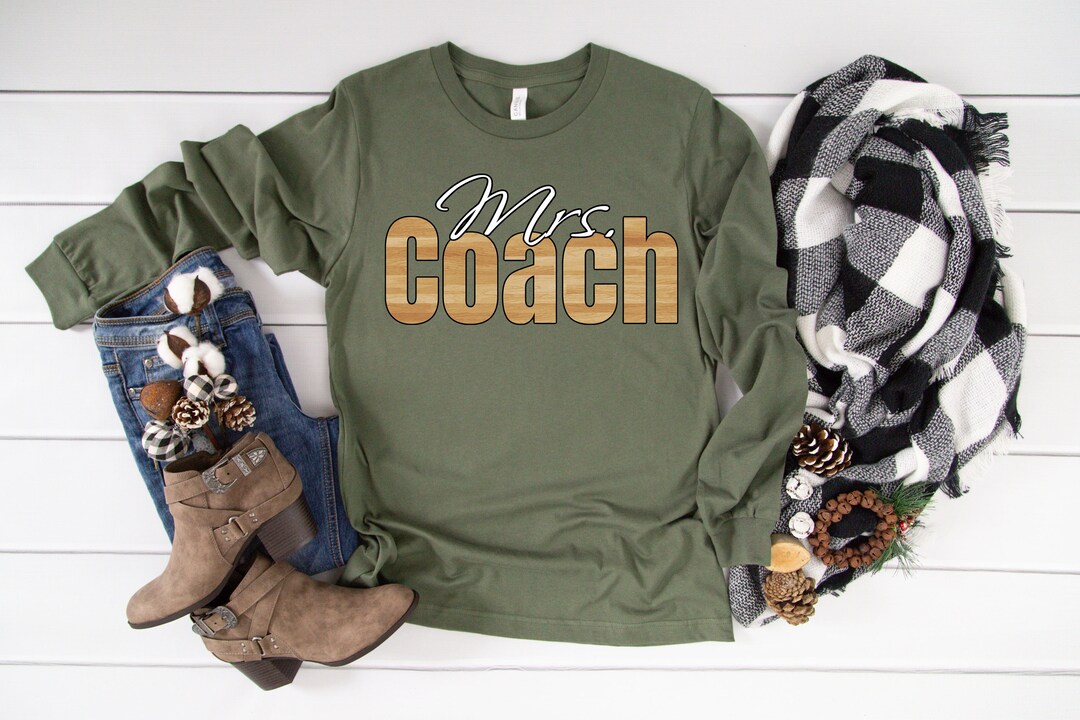 Mrs Coach T-shirt, Ms Coach Basketball Shirt, Mrs Basketball Coach Shirt, Coachs Wife T-shirt ...