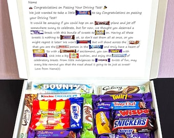 Congratulations on Passing Driving Test - Personalised Chocolate ...