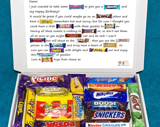 Chocolate Letters - Etsy UK