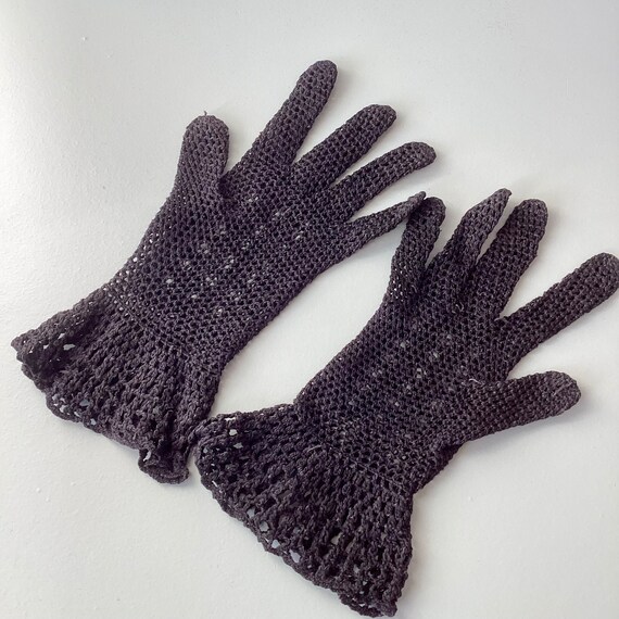 Gants dentelle anciens 1940 / gants vintage en croche… - Gem