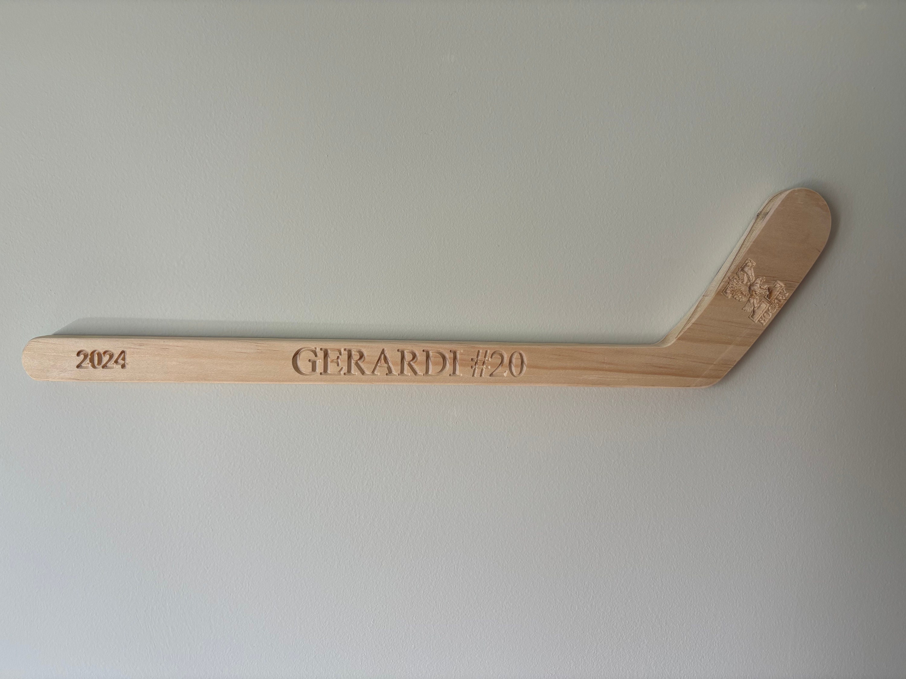 Custom Mini Wood Hockey Stick - Etsy