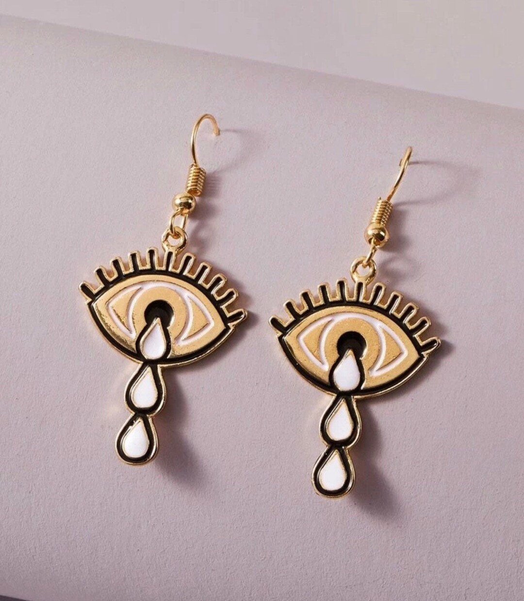 Katy Perry Eye Drop Design Earrings Evil Eye Earrings Crying - Etsy