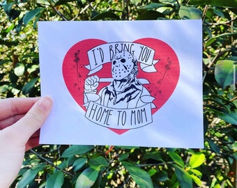 Jason Voorhees Valentine - Etsy