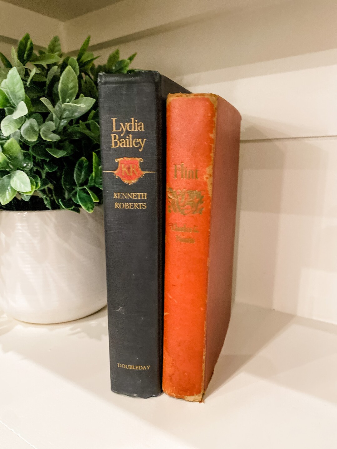 Red and Black Book Stack | Vintage Decorative Books | Old Book Bundle ...