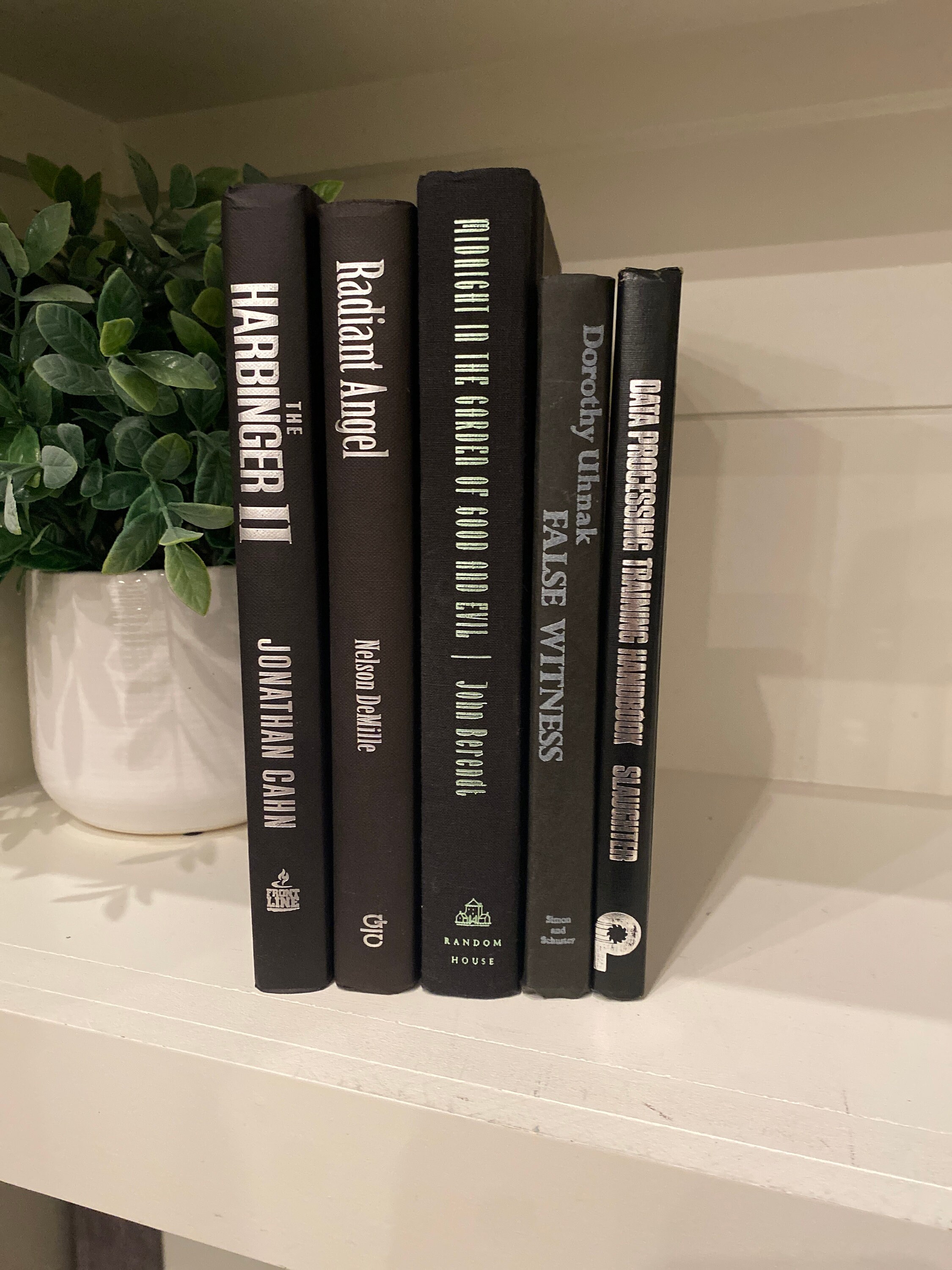 Black Decorative Book Set Book Bundle Black Home Decor - Etsy