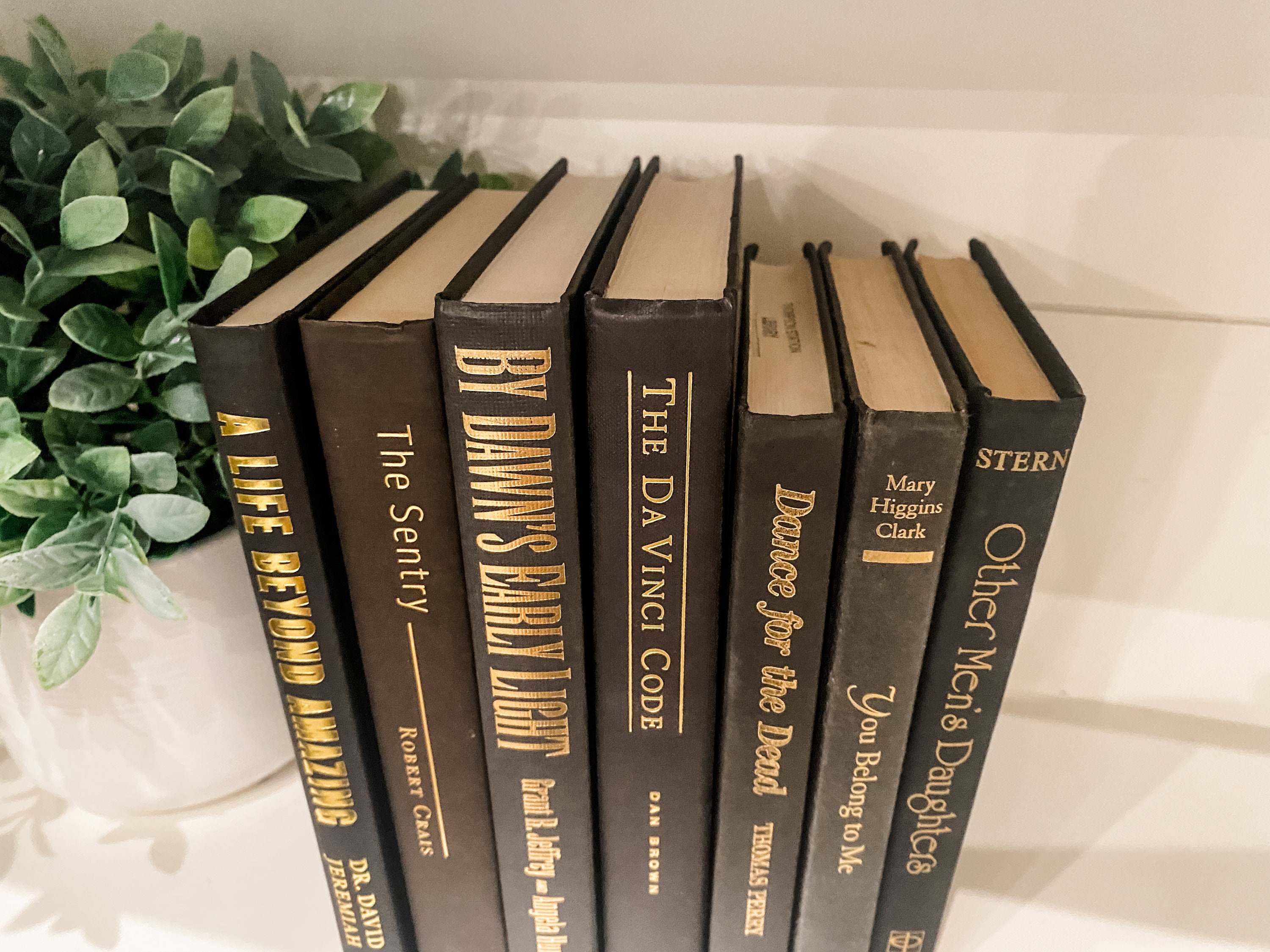 Black and Gold Decorative Book Set for Modern Coffee Table Book Bundle ...