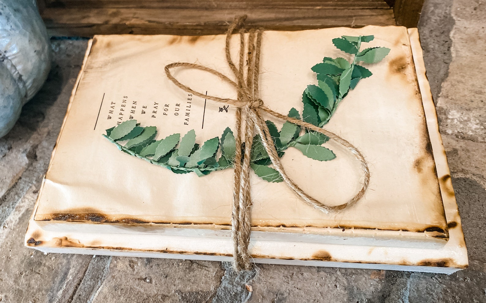 Farmhouse Decor - Decorative Book Set of Coffee Table Books and Book ...