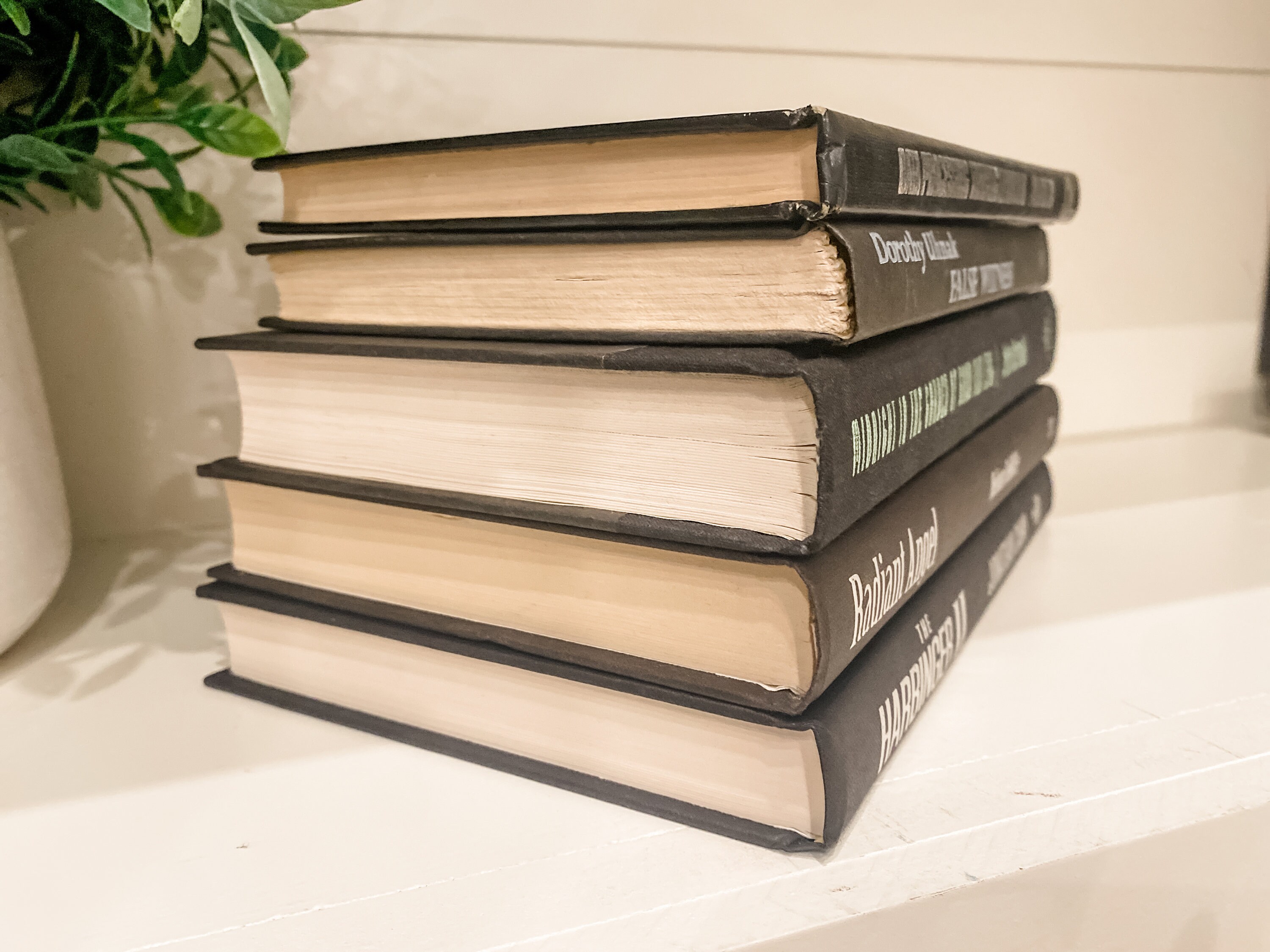 Black Decorative Book Set Book Bundle Black Home Decor - Etsy