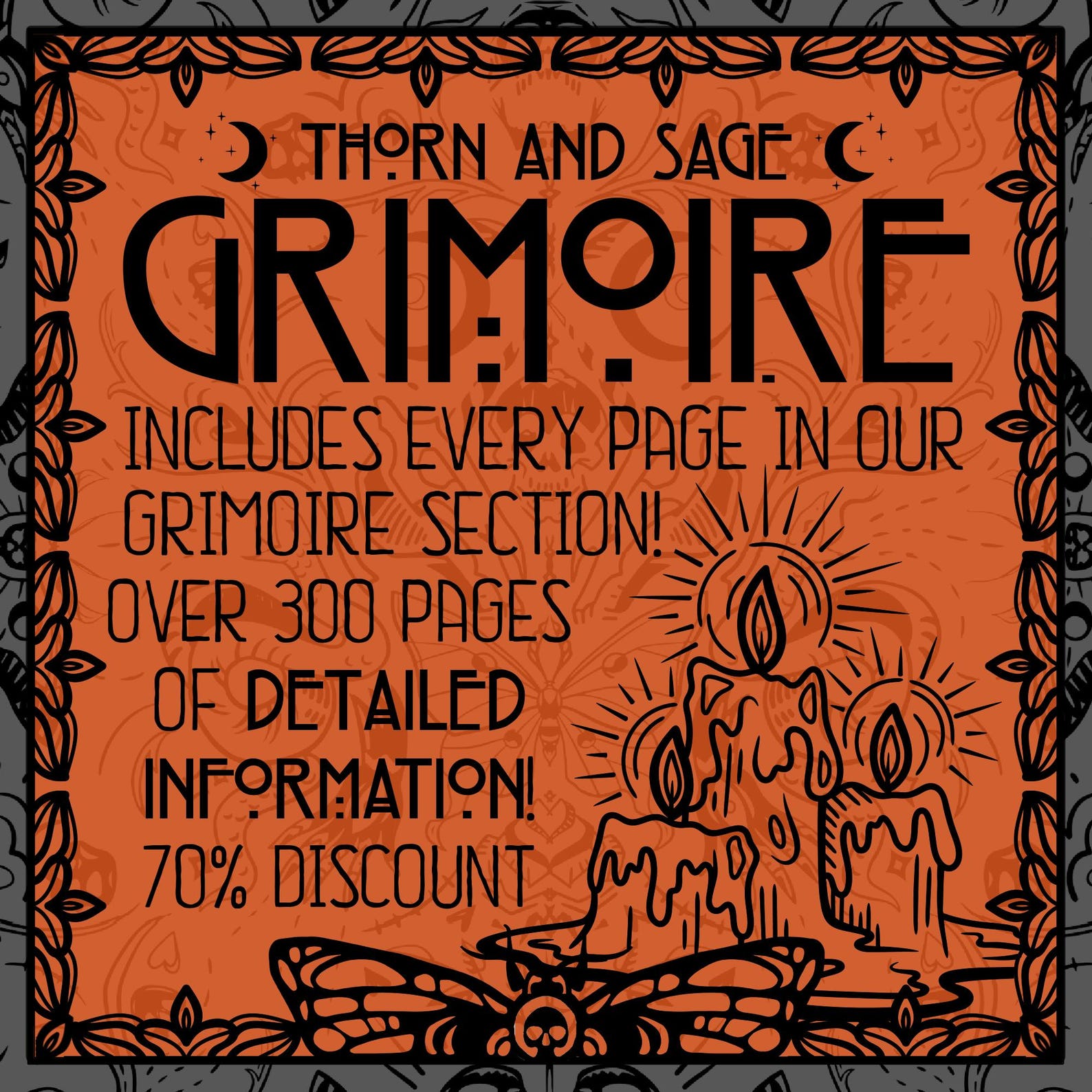 Grimoire Printable Pages: Book of Shadows, Witchcraft Bundle (instant ...