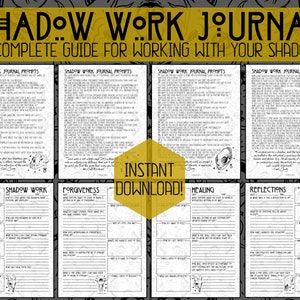 Shadow Work Journal Printable Workbook 115 Diverse Journal - Etsy