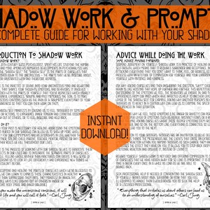 Shadow Work Complete Guide Journal Prompts Printable Pages Grimoire ...