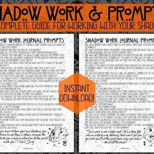 Shadow Work Complete Guide Journal Prompts Printable Pages Grimoire ...