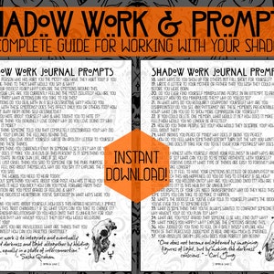Shadow Work Complete Guide Journal Prompts Printable Pages Grimoire ...