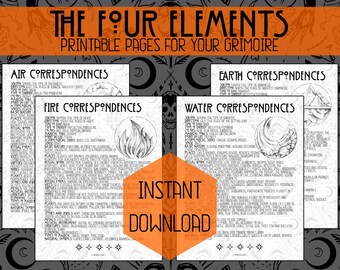 The Four Elements | Etsy