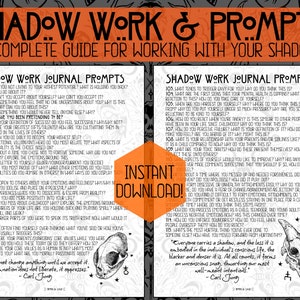 Shadow Work Complete Guide Journal Prompts Printable Pages Grimoire ...