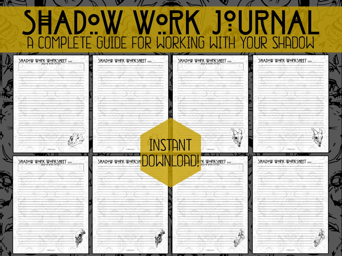 Shadow Work Journal Printable Workbook 115 Diverse Journal - Etsy