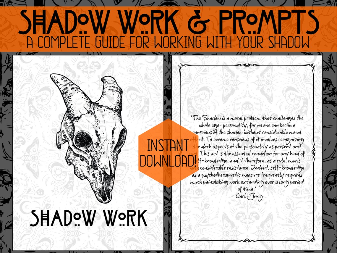 Shadow Work Complete Guide Journal Prompts Printable Pages - Etsy