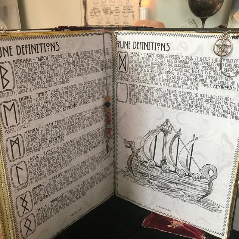 Elder Futhark Runes Rune Cheat Sheets Rune Guide Instant - Etsy