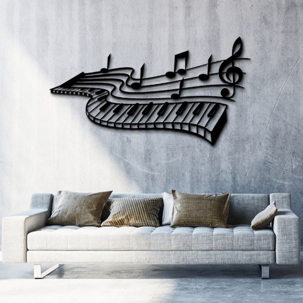 Music Note Wall Art - Etsy