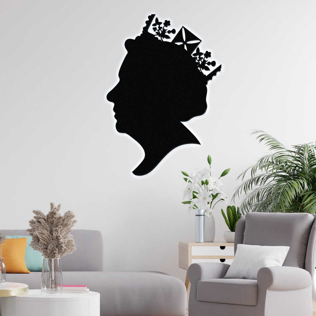 Queen Elizabeth Wall Decor Vintage Wall Art London Art - Etsy