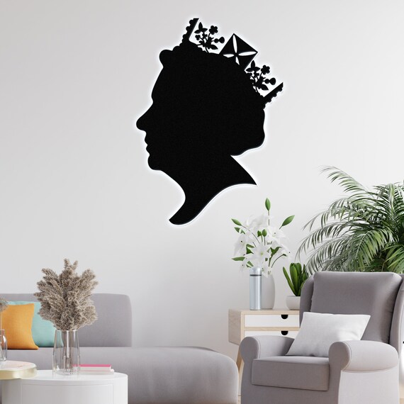Queen Elizabeth Wall Decor Vintage Wall Art London Art - Etsy