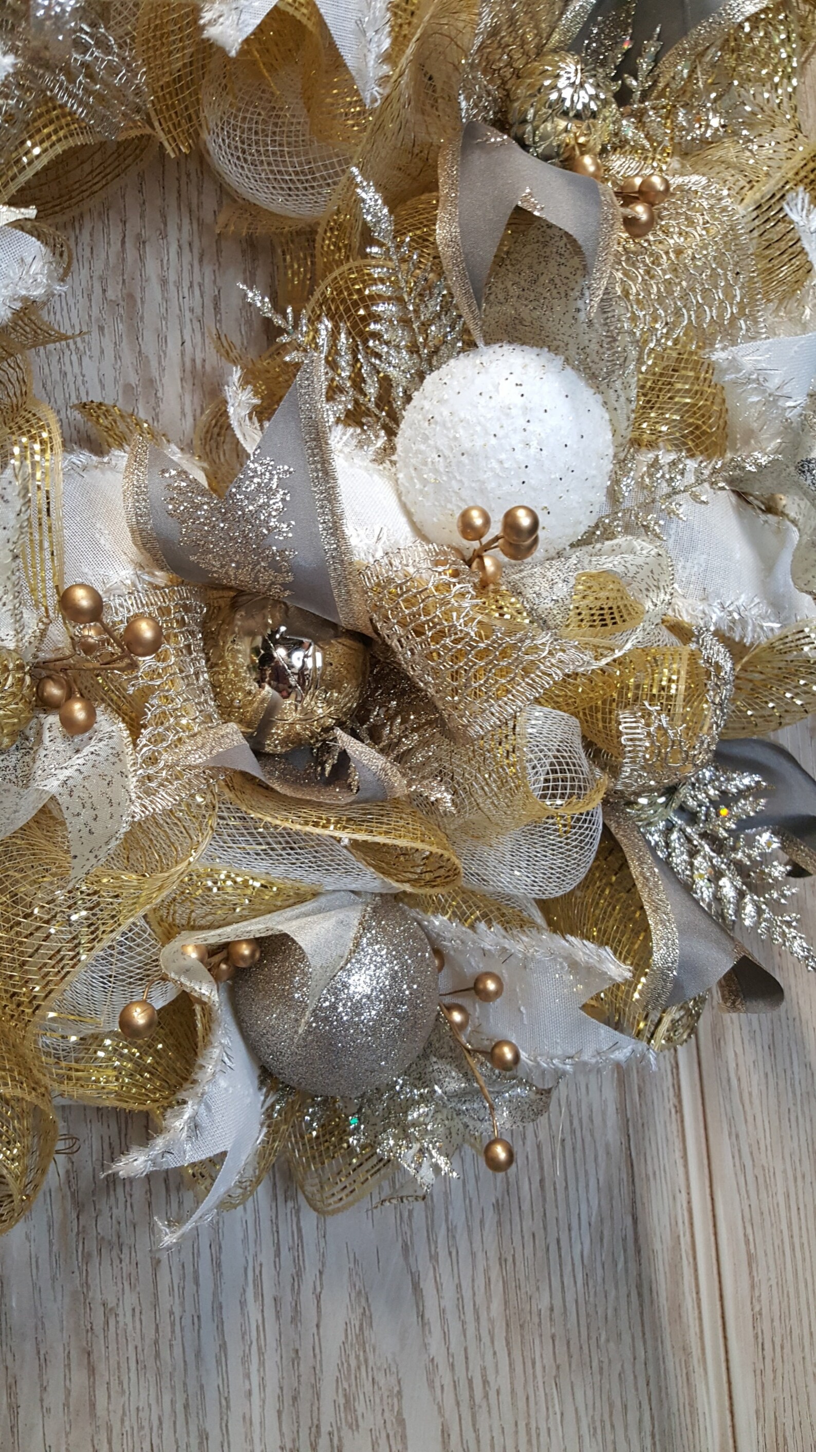 Corona porta d'oro, decorazione corona da parete in oro - Etsy Italia