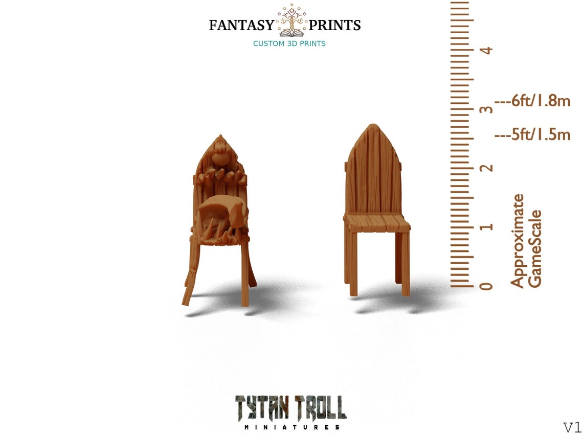 Chair Mimic Miniature D&D RPG Tabletop | Etsy