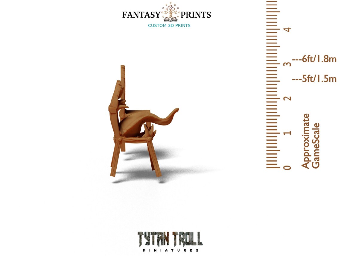 Chair Mimic Miniature D&D RPG Tabletop | Etsy
