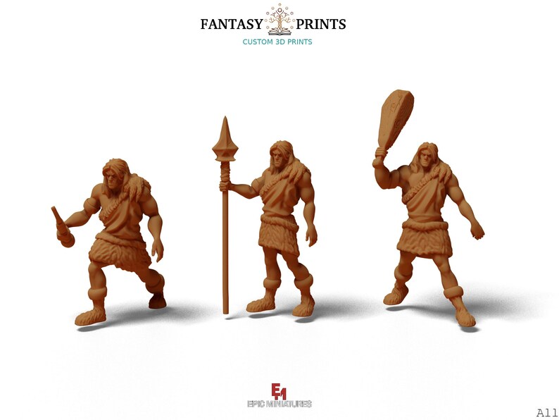 Caveman Miniature D&d Rpg tabletop Diorama | Etsy