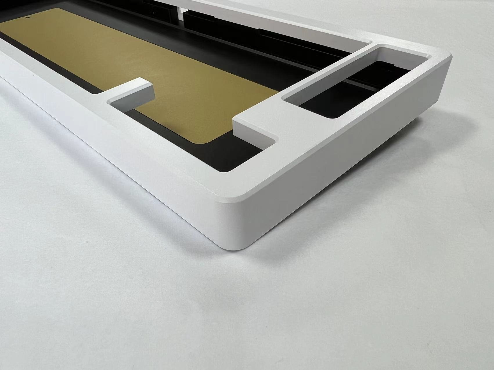 Custom Anodize Keyboard Spare Parts Mechanical Kit Brass Case 60 CNC ...