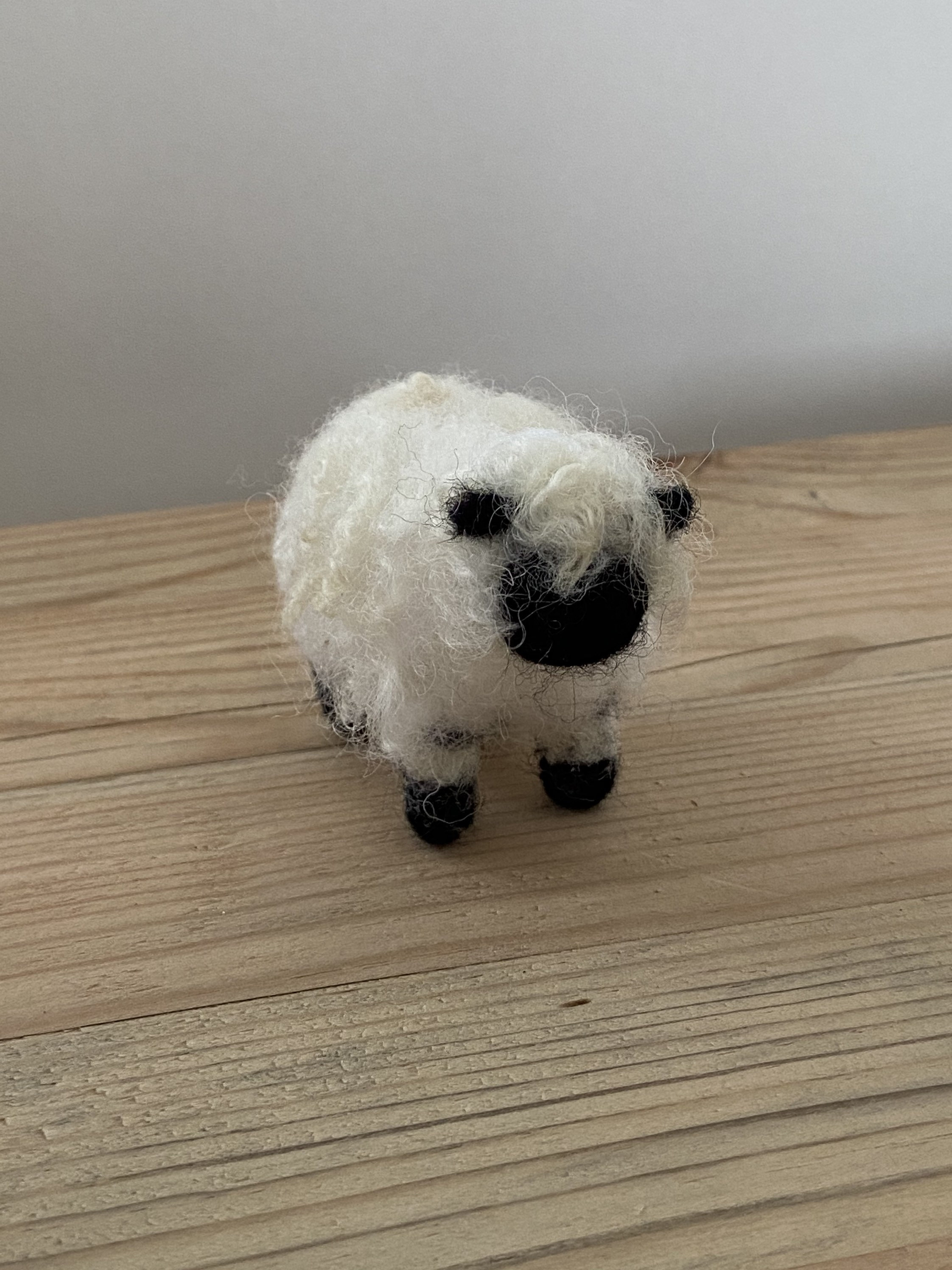 Needle Felt Valais Black Nose Lamb Gift - Teddy - Etsy
